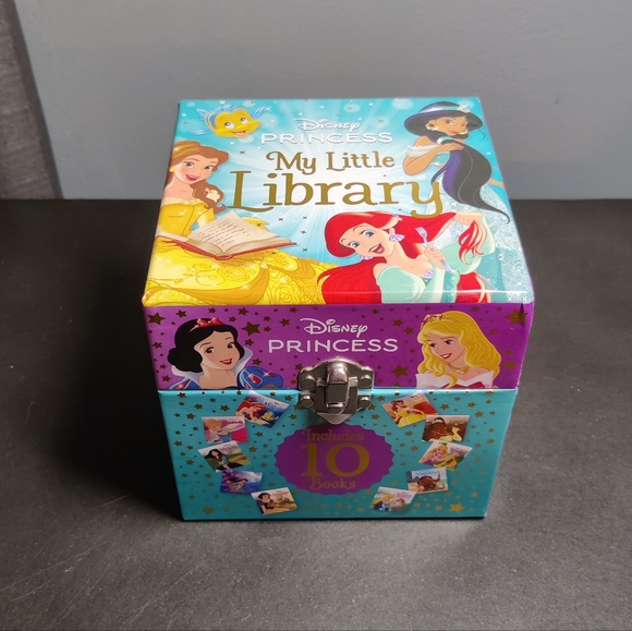 Disney | Toys | Disney Princess My Little Library Box Set Blue And ...